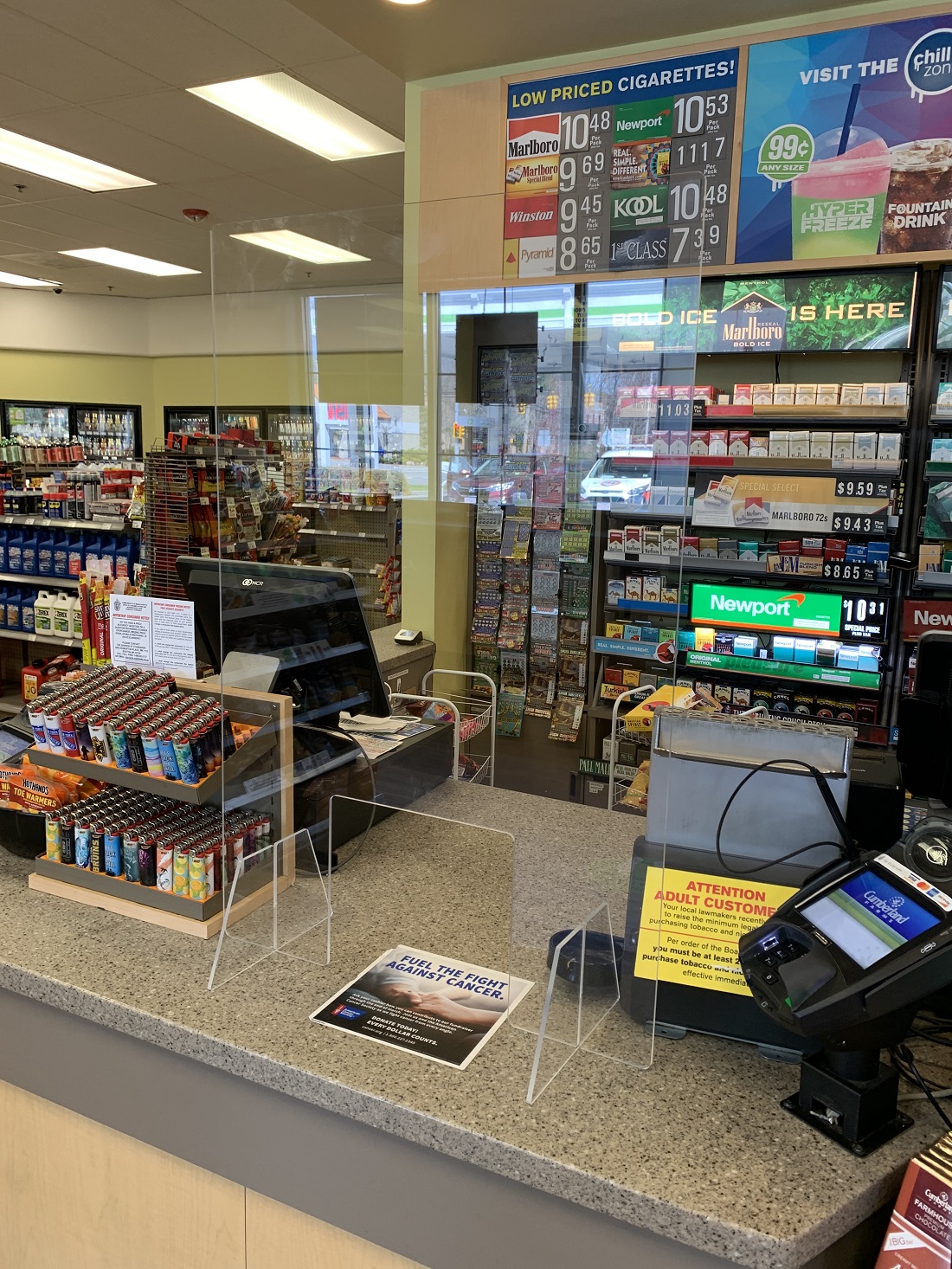 Cashier Shields | Sunbelt Displays